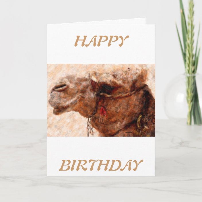 camel card | Zazzle.co.uk