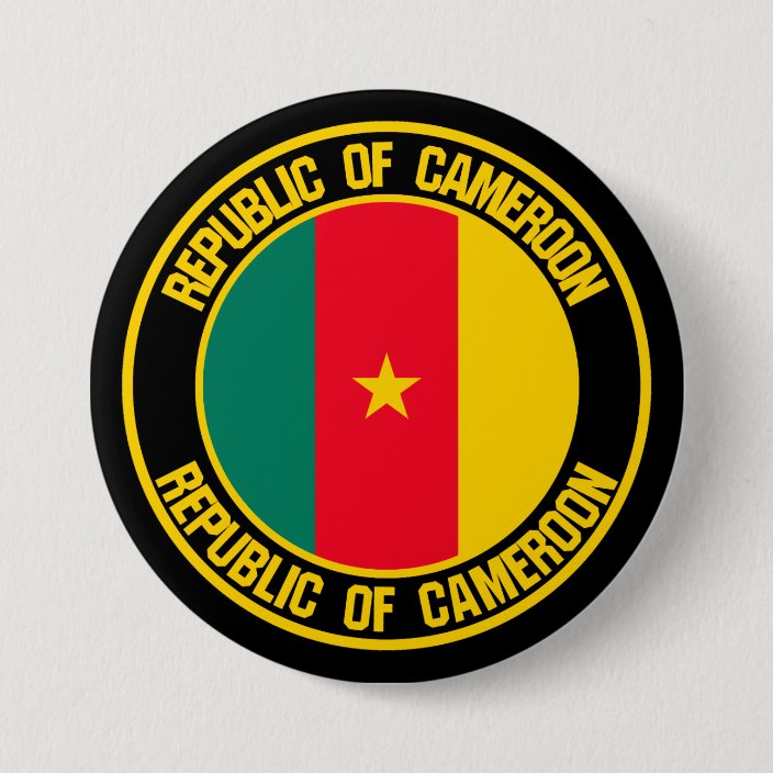 Cameroon Round Emblem 7.5 Cm Round Badge | Zazzle.co.uk