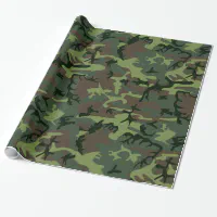 Camouflage wrapping paper store