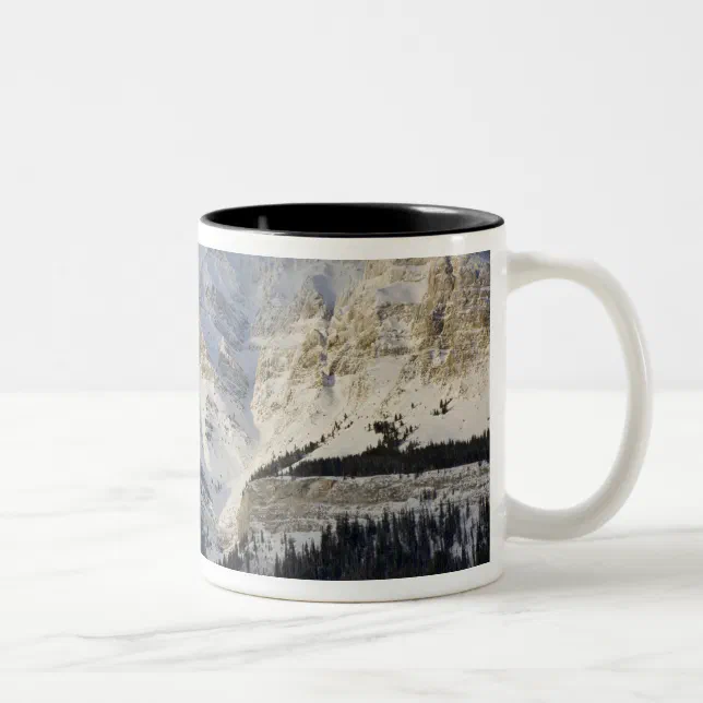 Canada, Alberta, Banff National Park. View of Two-Tone Coffee Mug | Zazzle