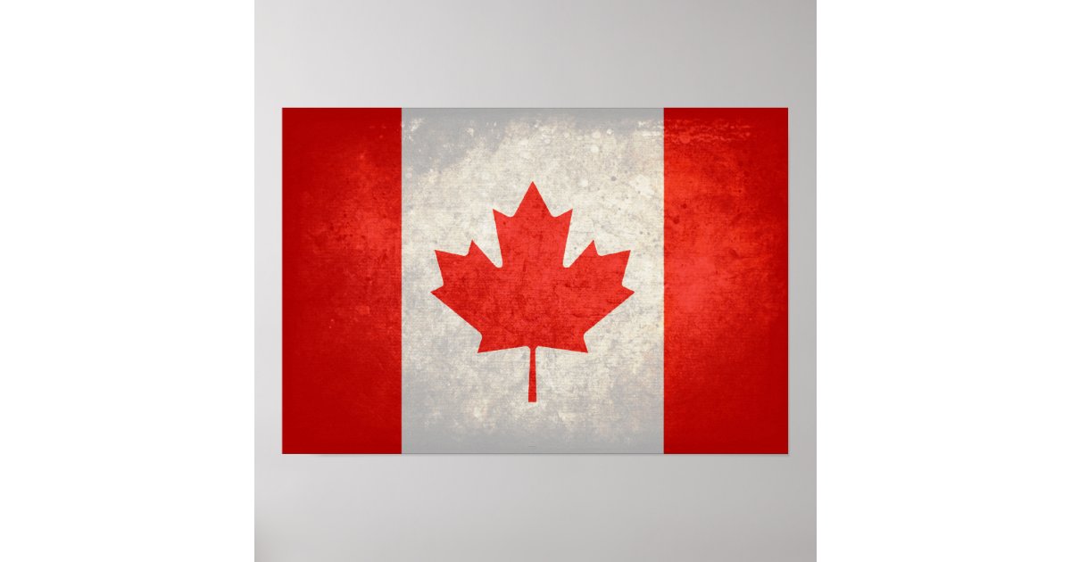 Canada; Canadian Flag Poster | Zazzle