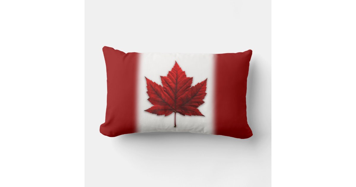 Canada Pillow Personalised Canadian Flag Pillow | Zazzle