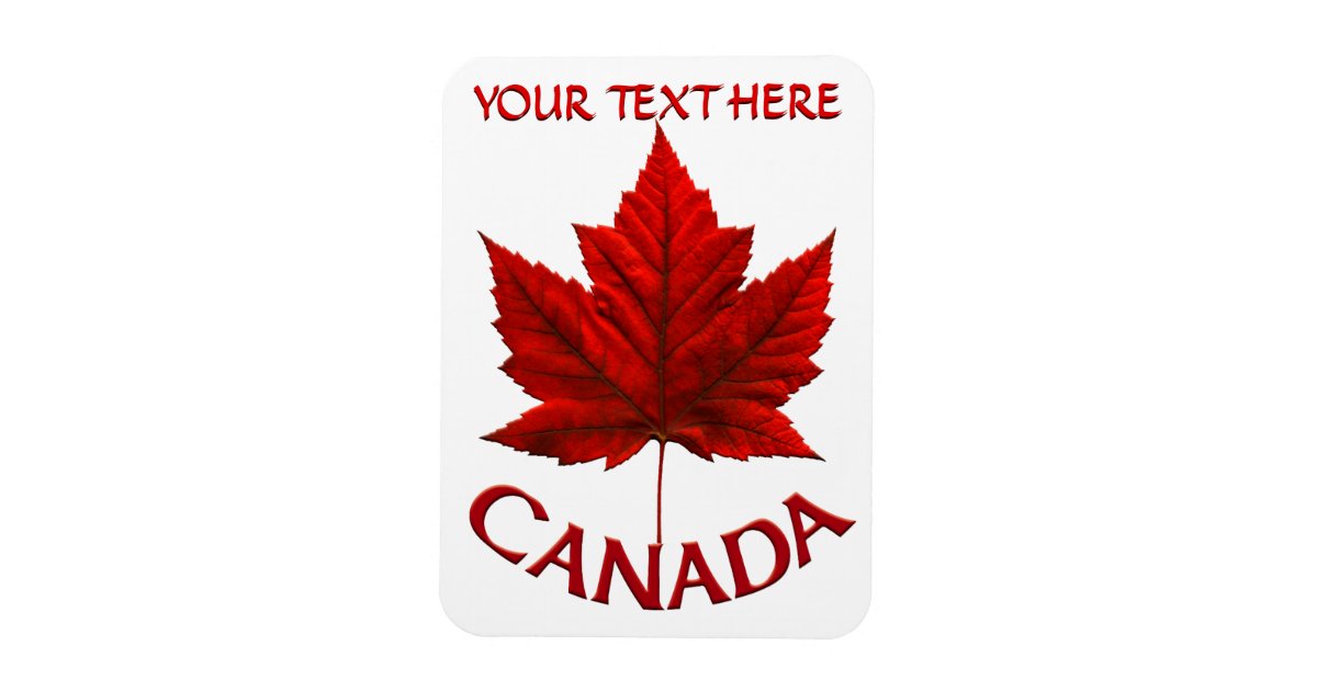 Canada Souvenir Magnet Custom Canada Magnets | Zazzle