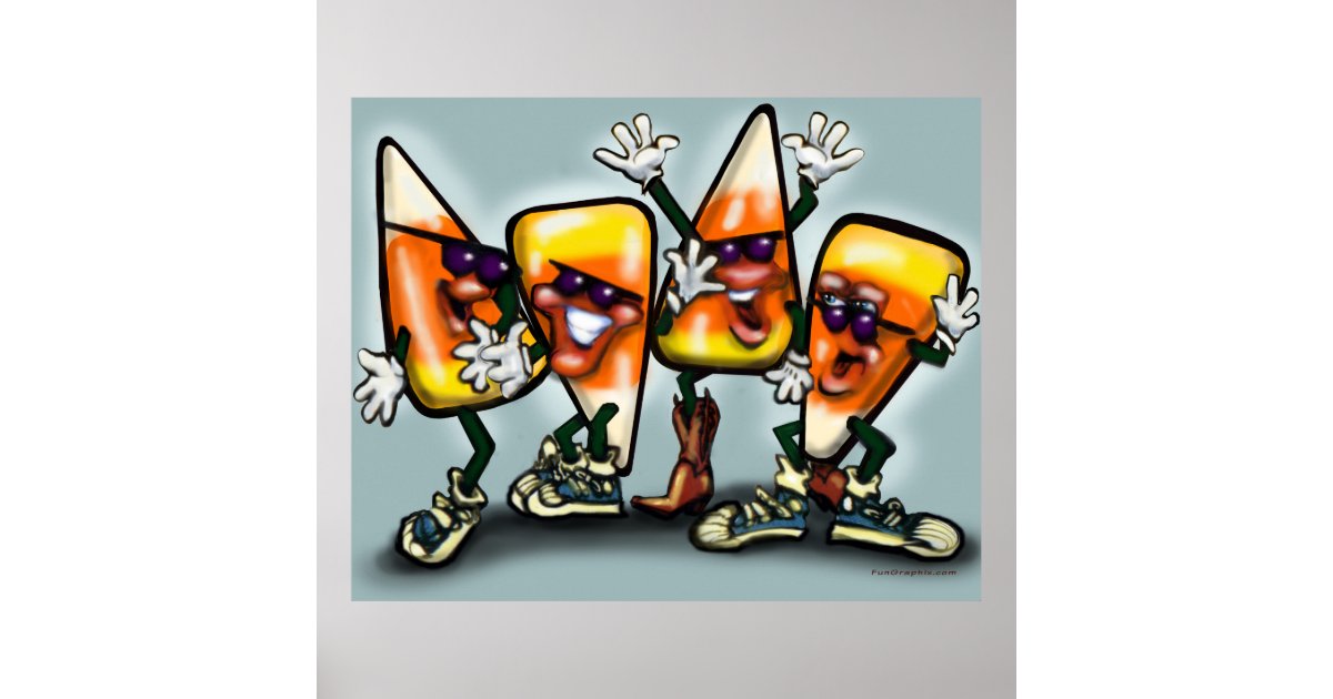 Candy Corn Gang Poster | Zazzle