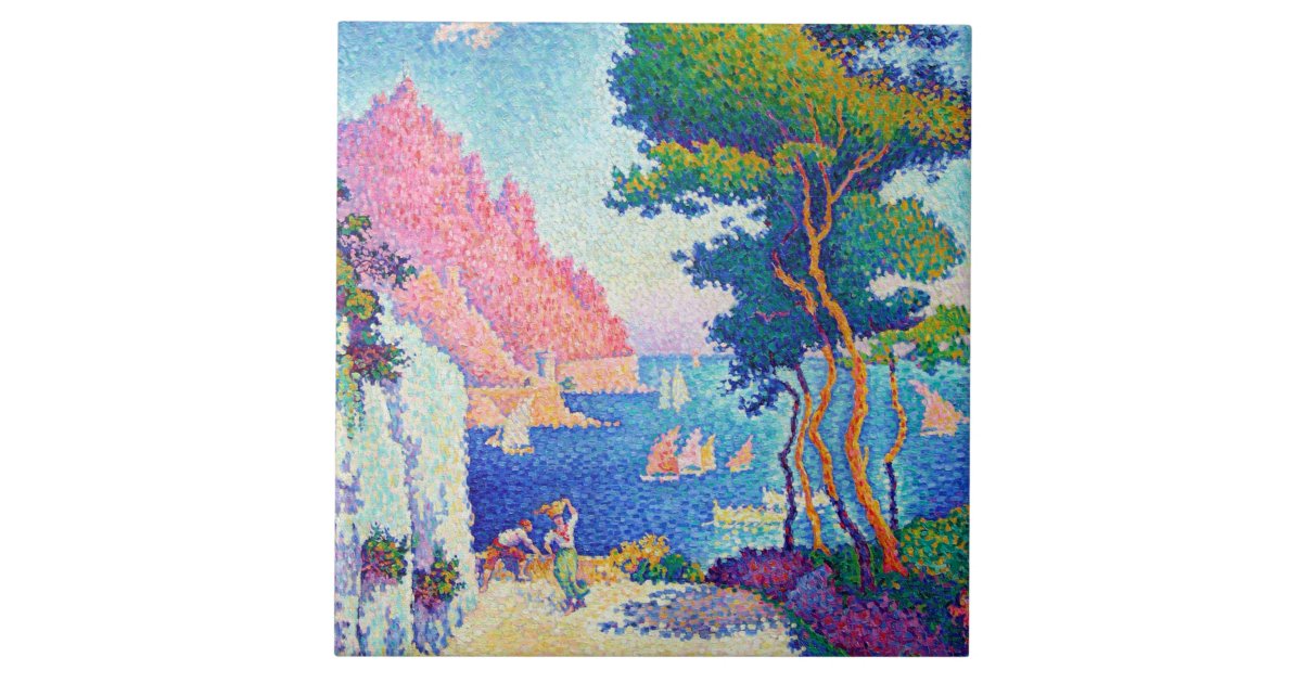 Capo di Noli, Signac Tile | Zazzle