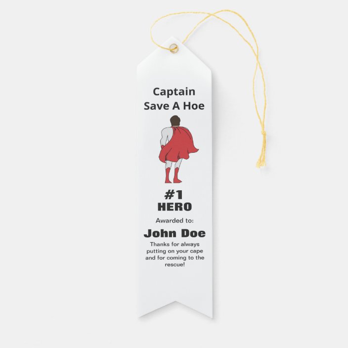 Captain Save A Hoe Award | Zazzle.co.uk