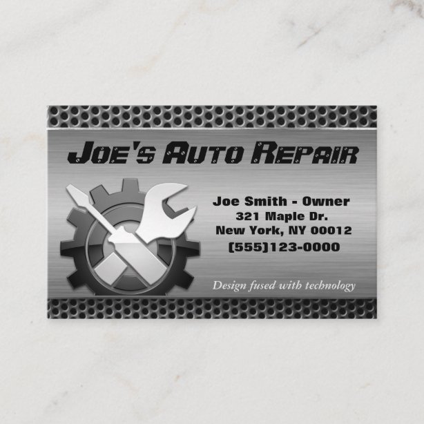 Small Engine Repair Business Cards | Zazzle UK