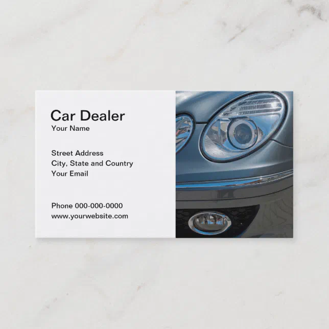 Car Dealer Business Card | Zazzle