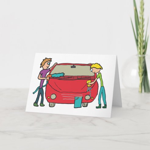 Car Wash Cards | Zazzle UK