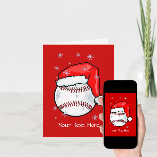 Card - Baseball Christmas | Zazzle
