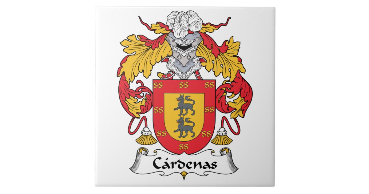 Cardenas Family Crest Tile | Zazzle