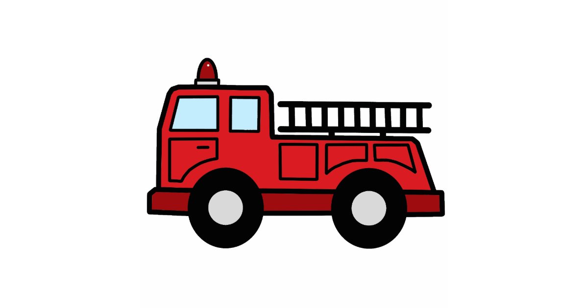 Cartoon Clip Art Firetruck Emergency Vehicle Truck Standing Photo ...
