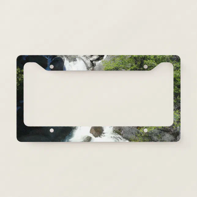 Cascade Falls at Yosemite National Park Licence Plate Frame | Zazzle