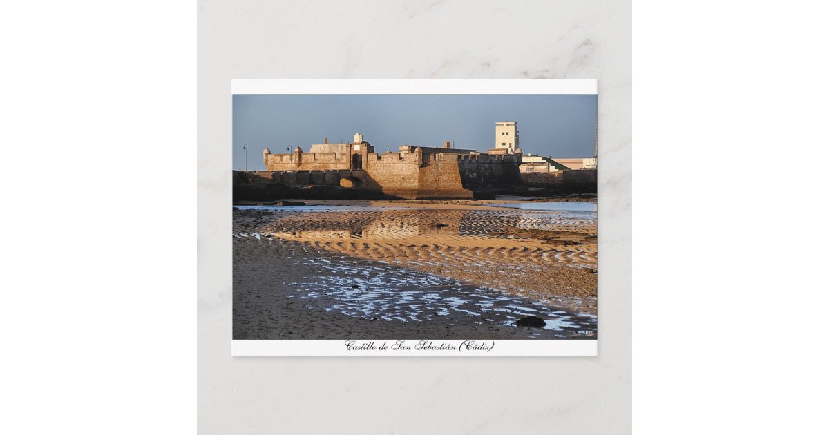 Castillo de San Sebastián (Cádiz) Postcard | Zazzle