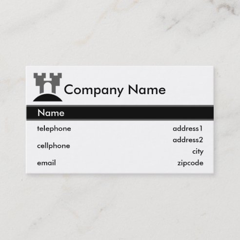 Castle Business Cards | Zazzle UK