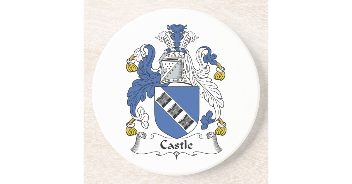 Castle Family Crest Coaster | Zazzle