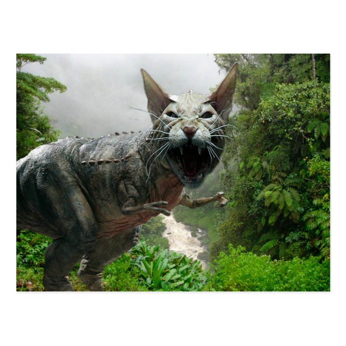 Catasaurus Rex Postcard | Zazzle.co.uk