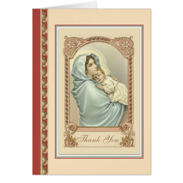 Catholic Thank You Cards | Zazzle UK