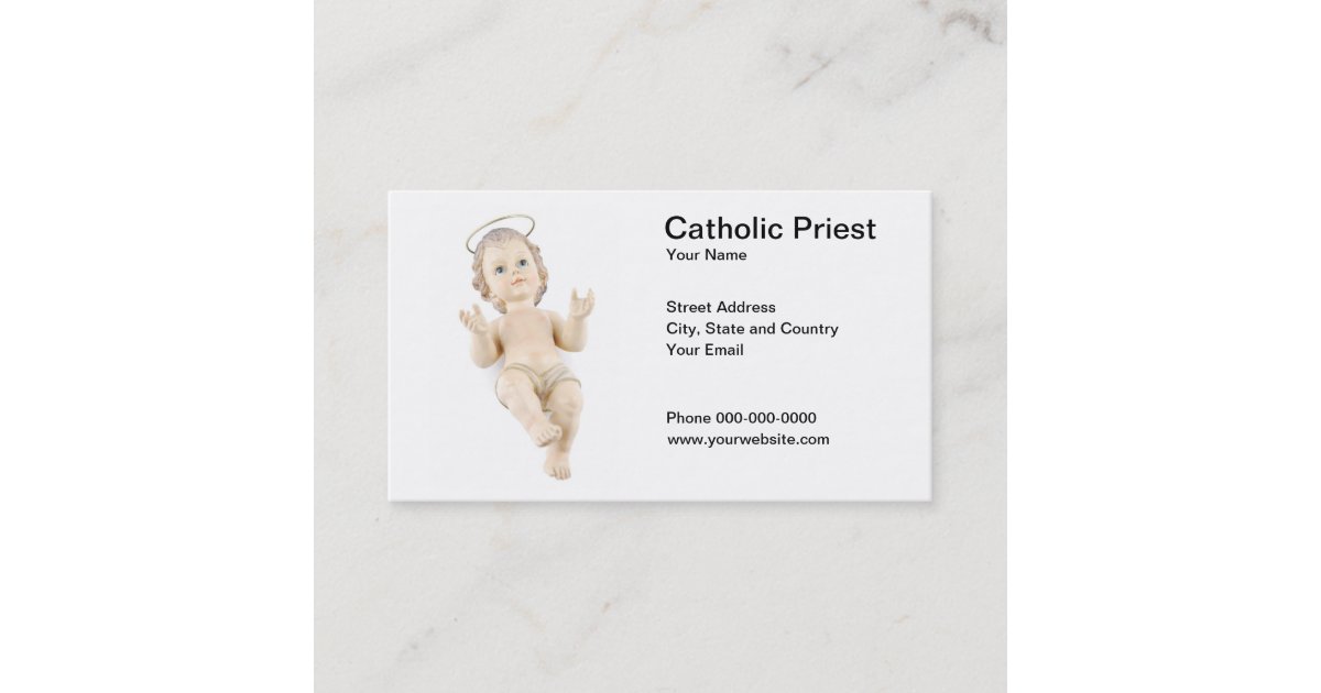 Catholic Priest Business Card | Zazzle