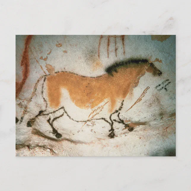 Cave drawings Lascaux French Prehistoric Postcard | Zazzle