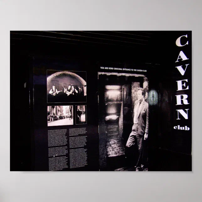 Cavern Club Original Entrance, Liverpool, UK. Poster | Zazzle