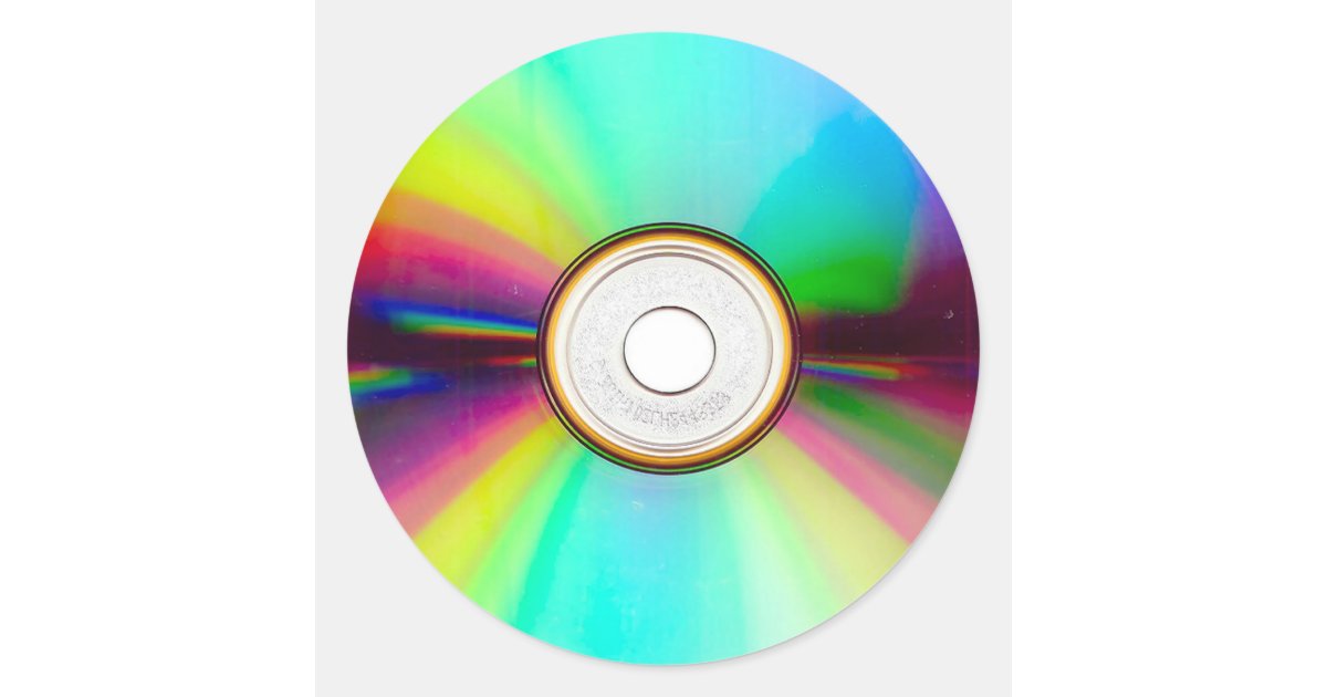 CD Round Stickers | Zazzle