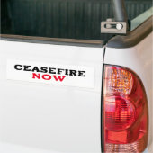 CEASEFIRE NOW FREE PALESTINE END GENOCIDE BUMPER STICKER | Zazzle