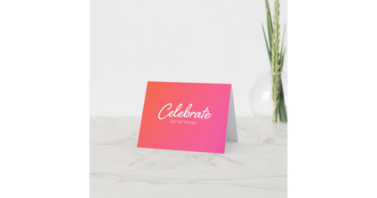 Celebrating You Birthday Card | Zazzle