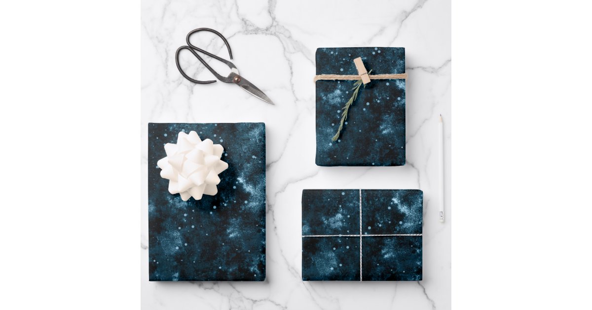 Celestial Nexus Galaxy Colour Palette | Tidal Wrapping Paper Sheet | Zazzle