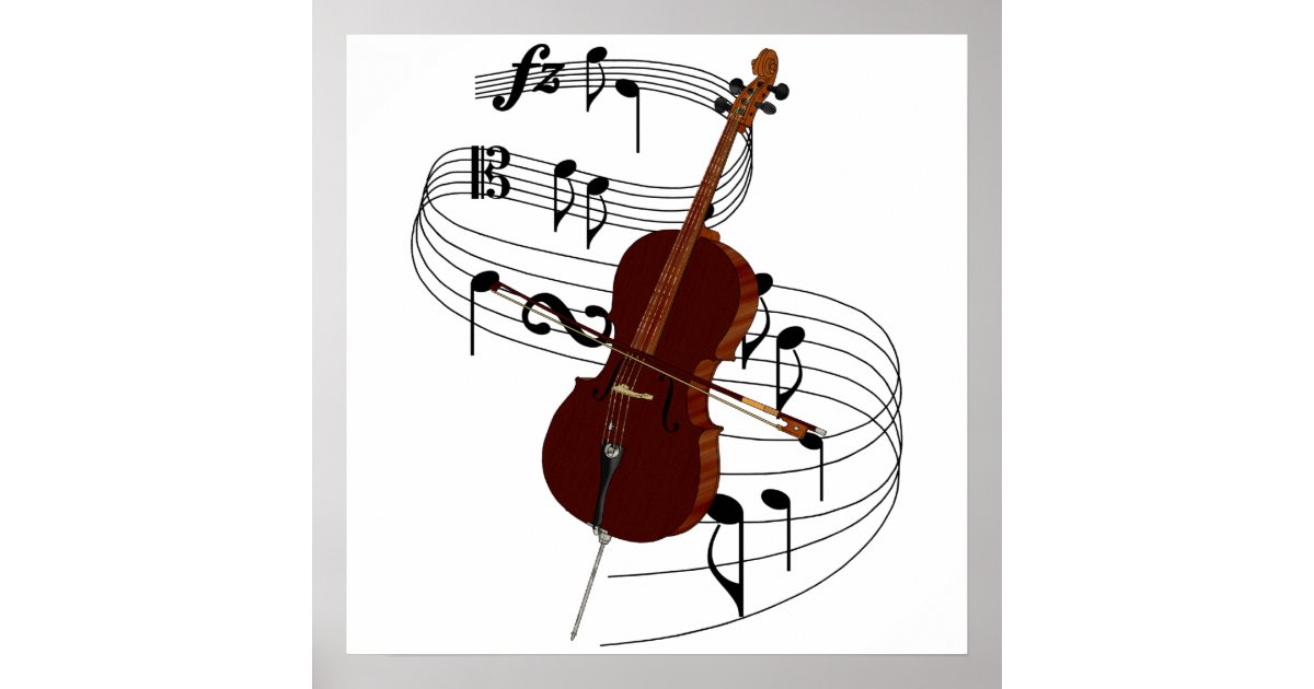 Cello Poster | Zazzle