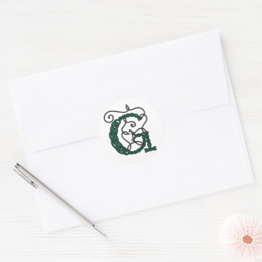 Celtic Letter G stickers | Zazzle