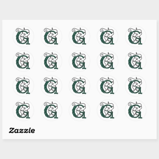 Celtic Letter G stickers | Zazzle