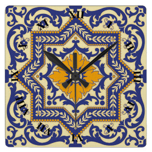 Spanish Ceramic Wall Clocks | Zazzle UK