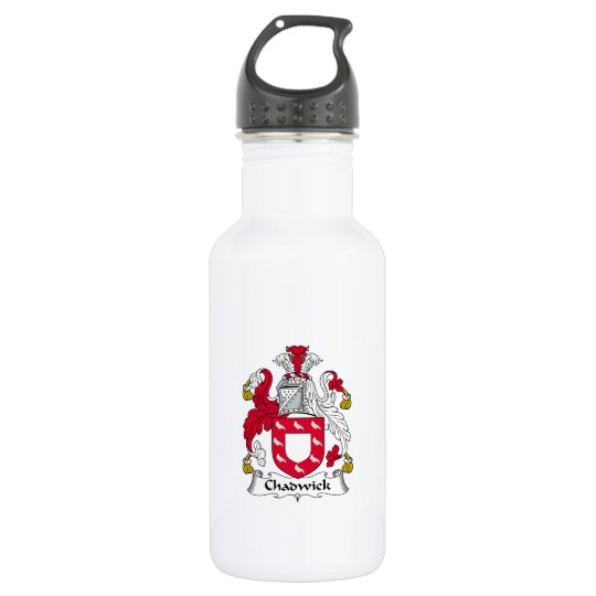 Chadwick Family Crest 532 Ml Water Bottle | Zazzle.co.uk