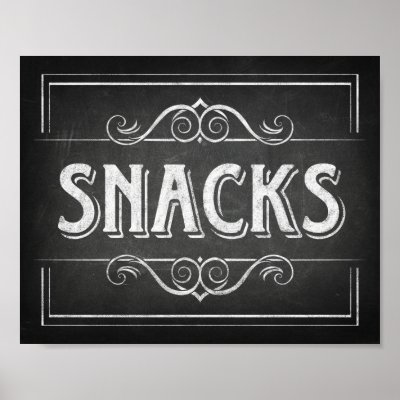 Snacks Posters & Prints | Zazzle UK