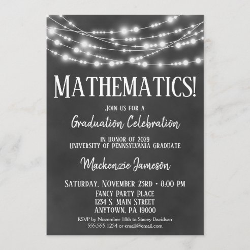Math Invitations | Zazzle UK