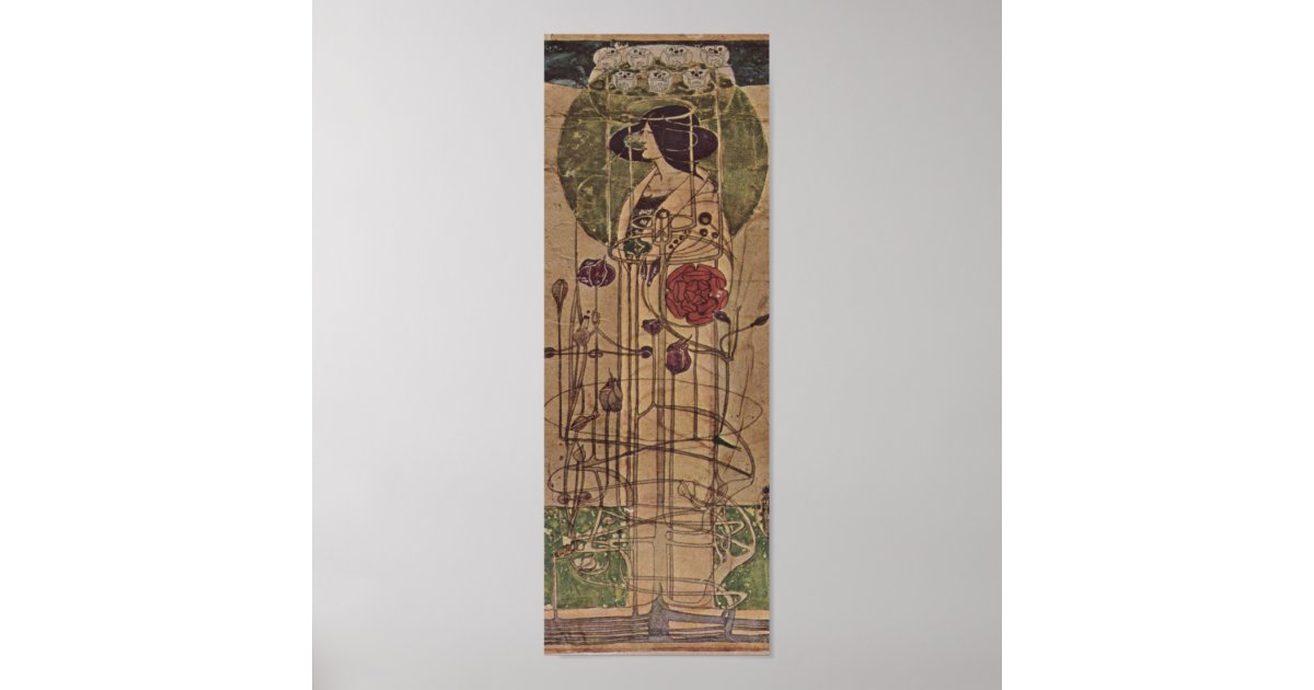 Charles Rennie Mackintosh Art Nouveau Poster | Zazzle