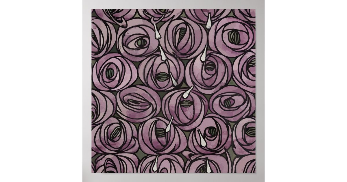 CHARLIE RENNIE MACKINTOSH POSTER | Zazzle