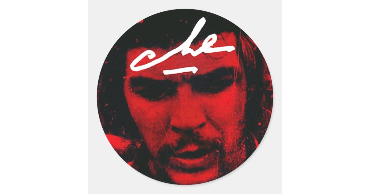 Che Guevara Classic Round Sticker | Zazzle