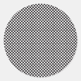 Black And White Checkered Stickers & Labels | Zazzle UK