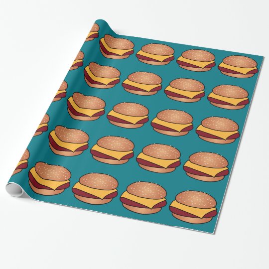 CheeseBurger Wrapping Paper | Zazzle.co.uk