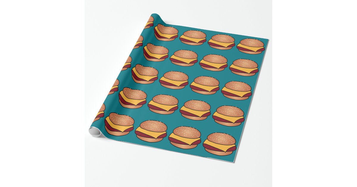 CheeseBurger Wrapping Paper | Zazzle