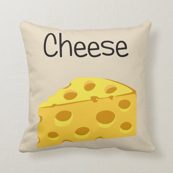 Cheesy Cheese Cushion | Zazzle.co.uk