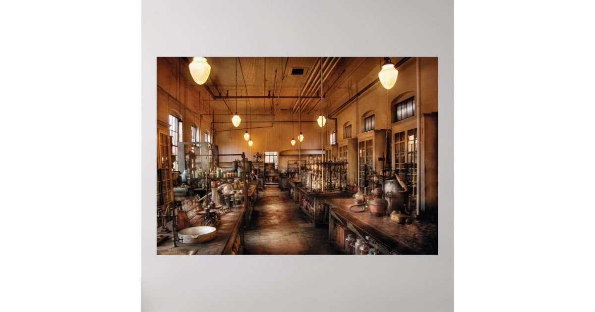 Chemist - The Chem Lab Poster | Zazzle
