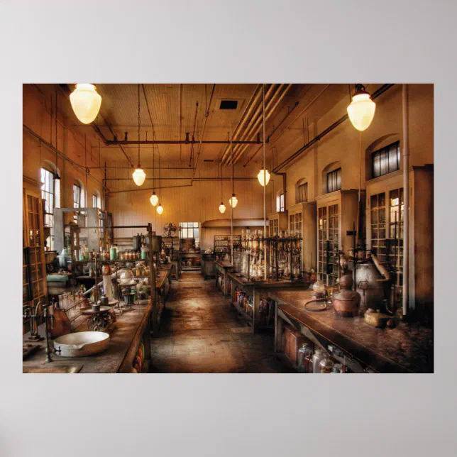 Chemist - The Chem Lab Poster | Zazzle