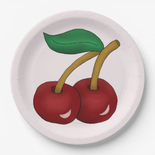 Cherry Plates | Zazzle UK