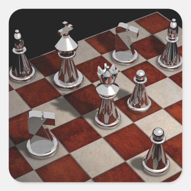 Chess Board Stickers & Labels | Zazzle UK