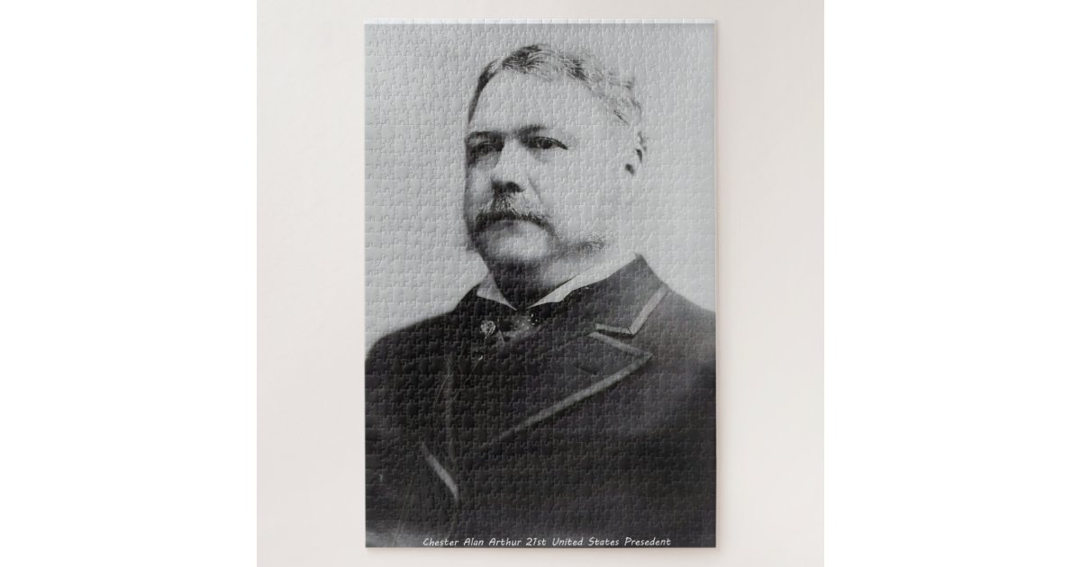 Chester Alan Arthur 21st President of America Jigsaw Puzzle | Zazzle