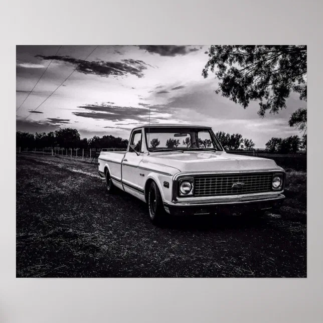 Chevrolet C10 Chevy Pickup Truck Poster | Zazzle