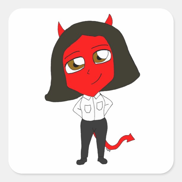 Devil Girl Stickers & Labels | Zazzle UK